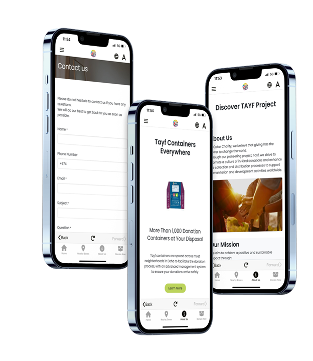 Tayf in-Kind Donation Program